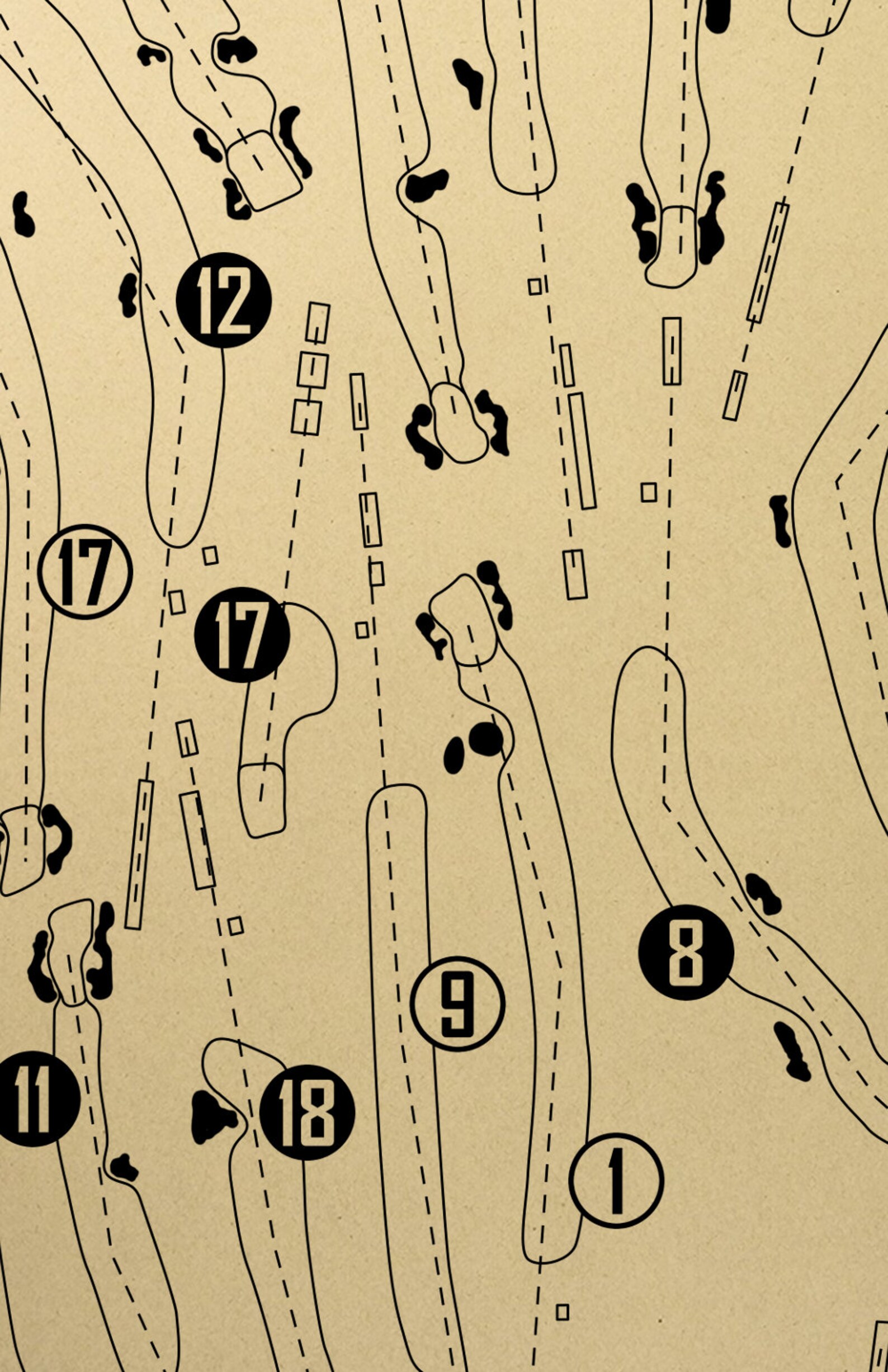 Winged Foot East and West Courses Outline (print) - Etsy