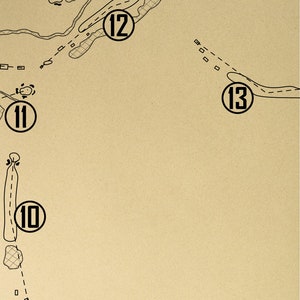Raintree Country Club South Course Outline (print) - Etsy