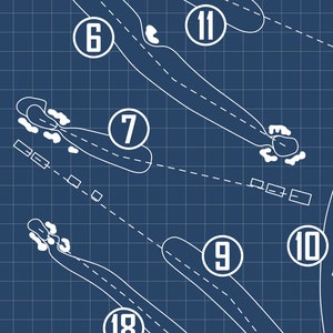 The Olympic Club Lake Course Blueprint (print) - Etsy
