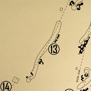 Bethpage Black Course Outline (print) - Etsy