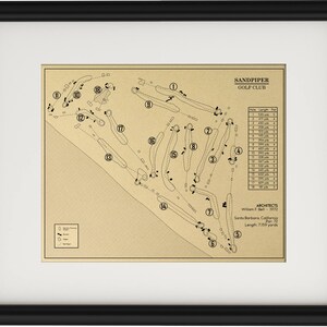 Sandpiper Golf Club Outline (print) - Etsy
