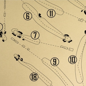 The Olympic Club Lake Course Outline (print) - Etsy