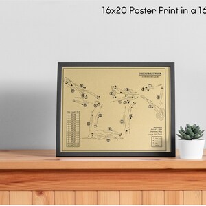 Ohio Prestwick Country Club Outline (print) - Etsy