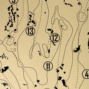 Bandon Dunes Old Macdonald Golf Course Outline (print) - Etsy