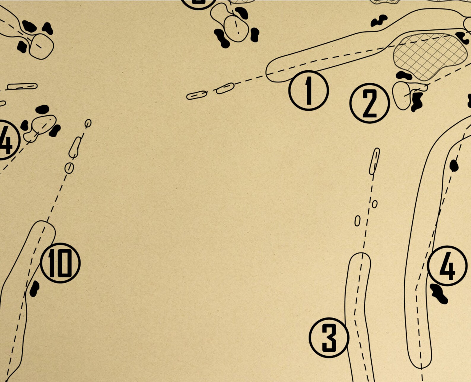 Ohio Prestwick Country Club Outline (print) - Etsy