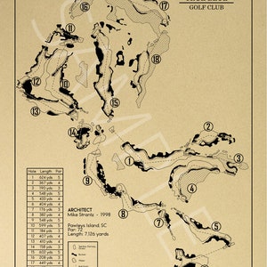 True Blue Golf Club Outline (print) - Etsy