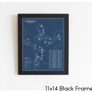 Blackwolf Run River Course Blueprint (print) - Etsy