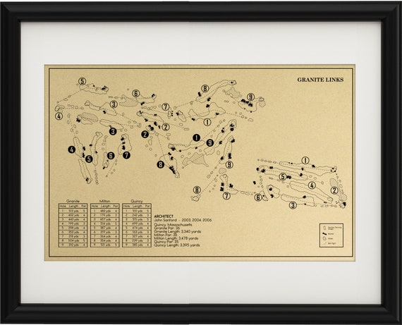 Granite Links Outline print - Etsy
