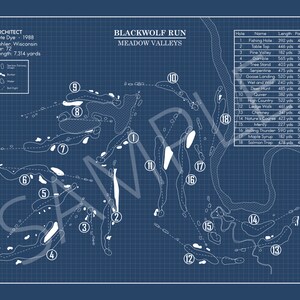 Blackwolf Run Meadow Valleys Blueprint (print) - Etsy