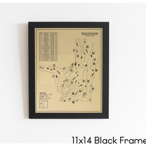 Texas Rangers Golf Club Outline (print) - Etsy