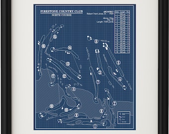 Firestone Country Club Wall Art 16th Hole South Course Impressionism ...
