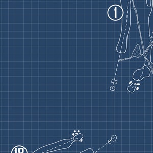 Turf Valley Resort Original Course Blueprint (print) - Etsy