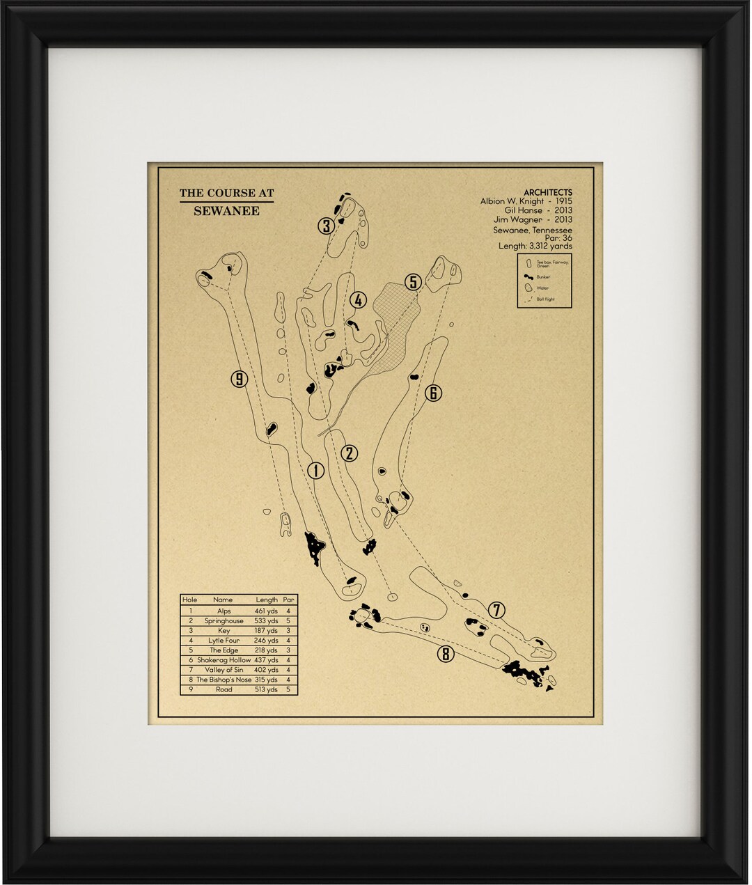 The Course at Sewanee Course Outline (print) - Etsy
