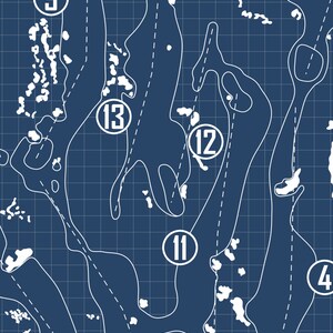 Bandon Dunes Old Macdonald Golf Course Blueprint (print) - Etsy