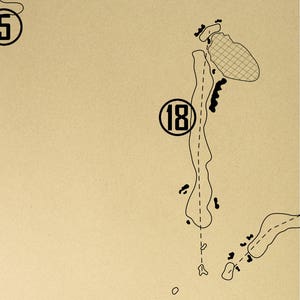 The Boulders Club South Course Outline print - Etsy
