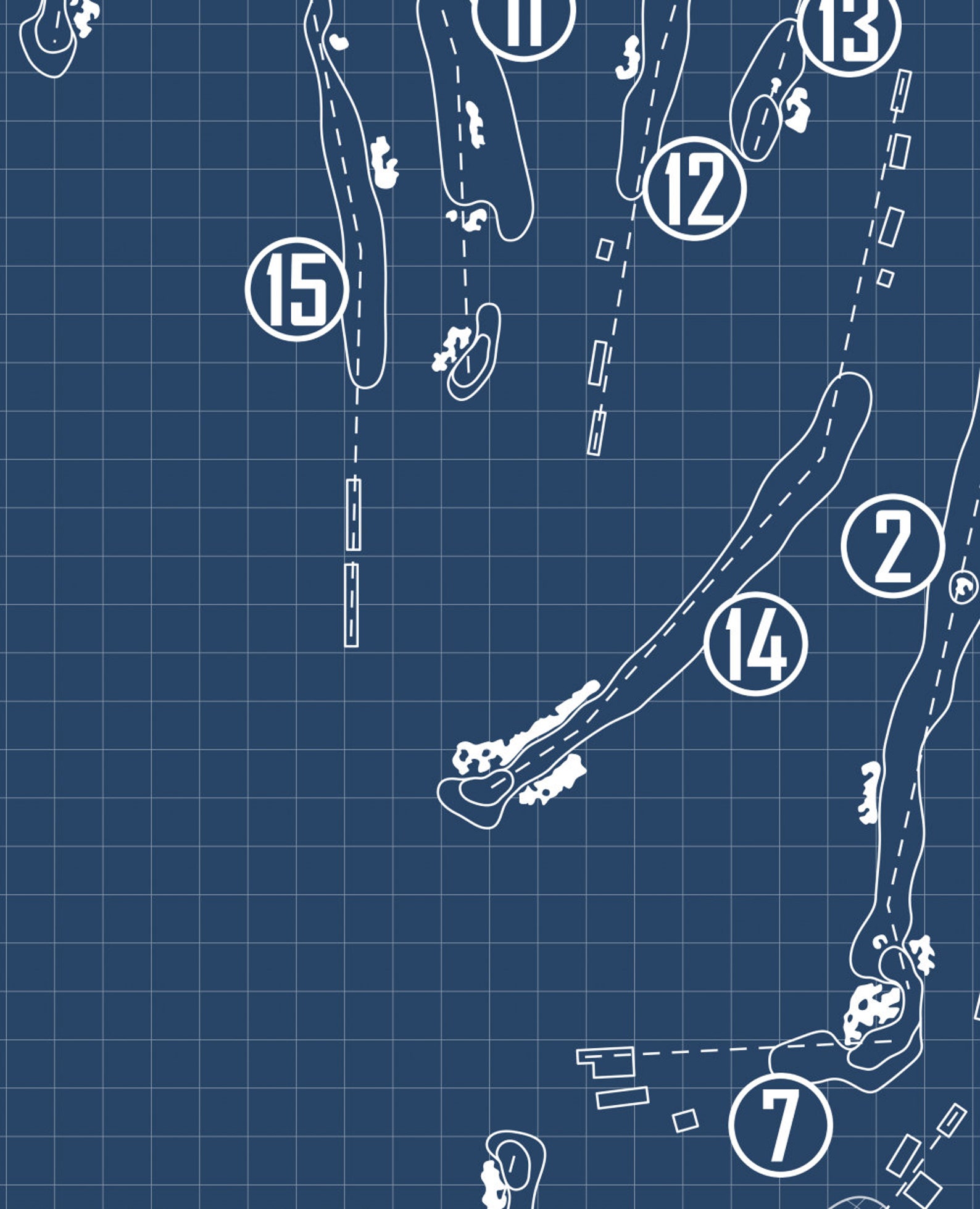 TPC San Antonio Oaks Course Blueprint (print) - Etsy