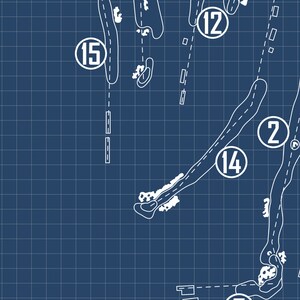 TPC San Antonio Oaks Course Blueprint (print) - Etsy