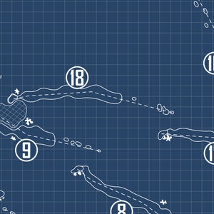 Suncadia Resort Prospector Course Blueprint (print) - Etsy