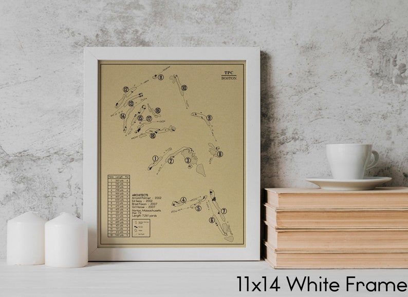 TPC Boston Outline (print) - Etsy