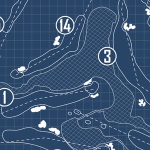 Edgewood Tahoe Golf Course Blueprint (print) - Etsy