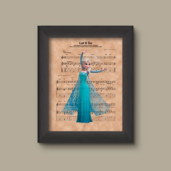 Frozen Let It Go - Etsy