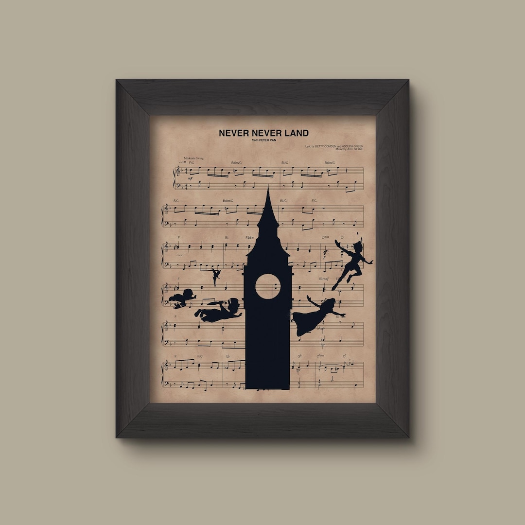Peter Pan, Wendy, Tinker Bell, Michael, John You Can Fly Sheet Music ...