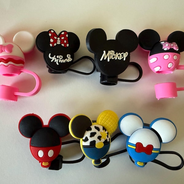 Mickey Mouse Straw Topper - Etsy