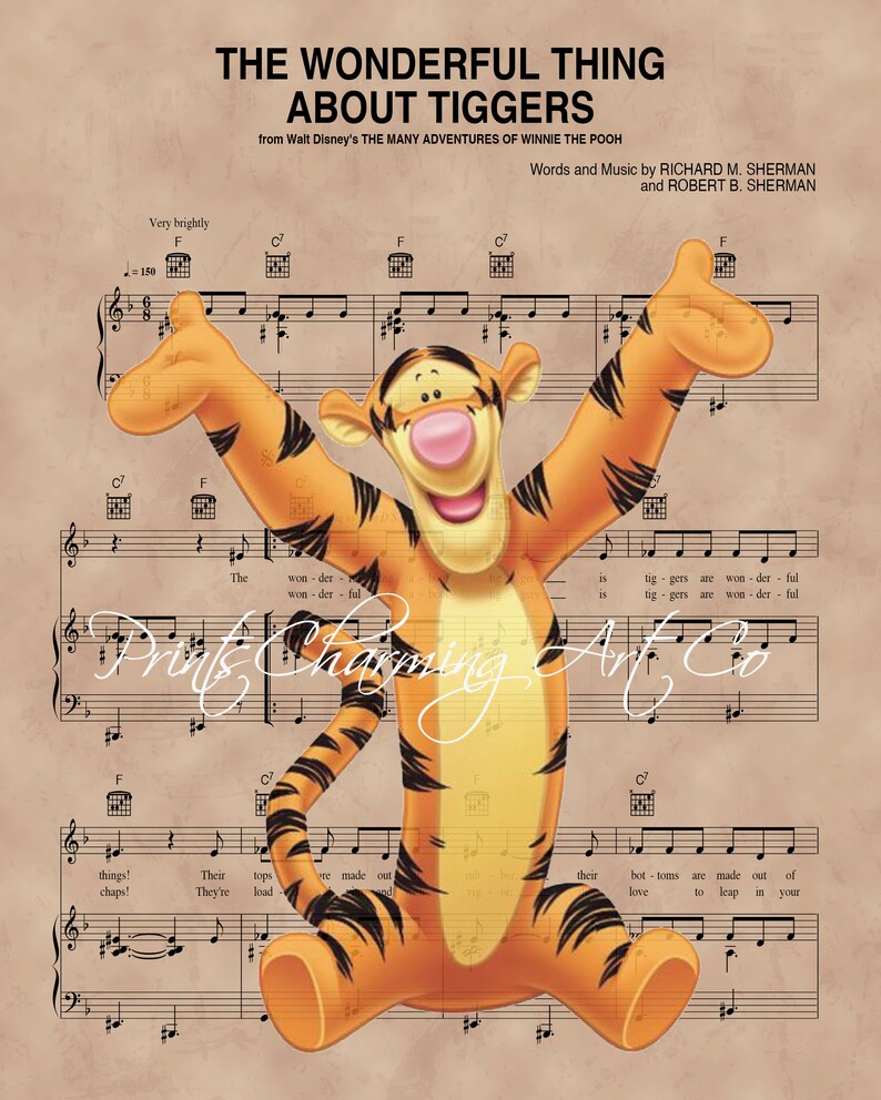 Winnie the Pooh, Tigger Disney Wedding Gift, Disney Anniversary Gift ...