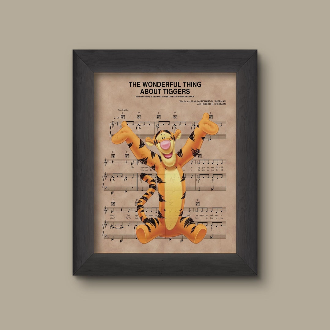 Winnie the Pooh, Tigger Disney Wedding Gift, Disney Anniversary Gift ...