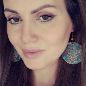 Boho Earrings Dangle & Drop Earrings Shaby Look for Her Wood Jewelry ...
