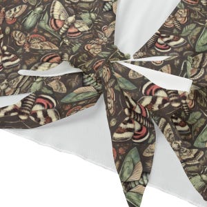 Moths and Bugs Women's Blouse – Lace-up Bell Sleeve Top | S to 5XL ...