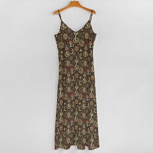 Mystical Snake Witchcore Sling Dress – Witchy Pagan Ankle-length Slip ...