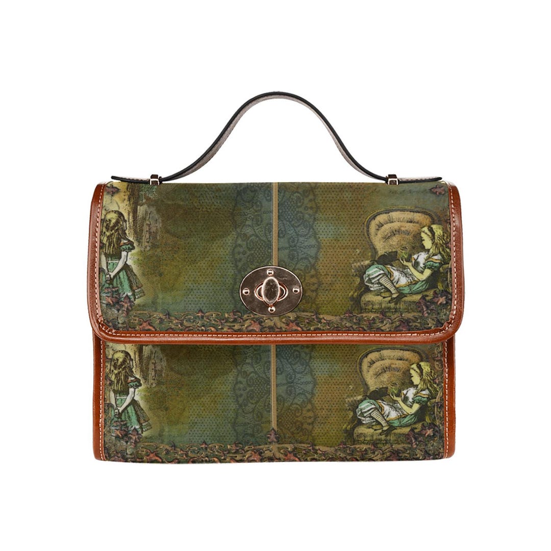 Whimsical Cat Storybook Bag | Classic Tale-inspired Satchel | Vegan ...