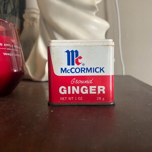 Vintage Mccormick Ground Ginger Spice Tin, Retro, Vintage Kitchen ...