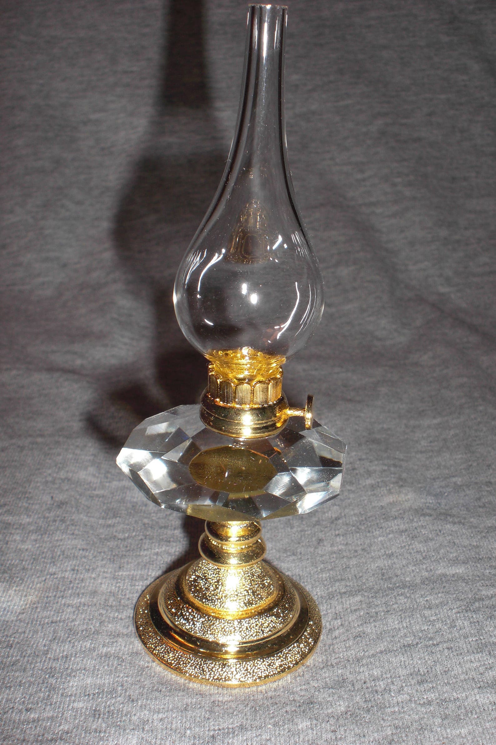 Oil Lamp Large - Miniature Collectible Crystal Figurine - Etsy