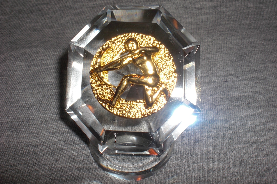 Sagittarius Zodiac Sign Miniature Collectible Crystal Figurine - Etsy