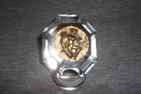 Virgo zodiac sign miniature collectible crystal figurine | Etsy