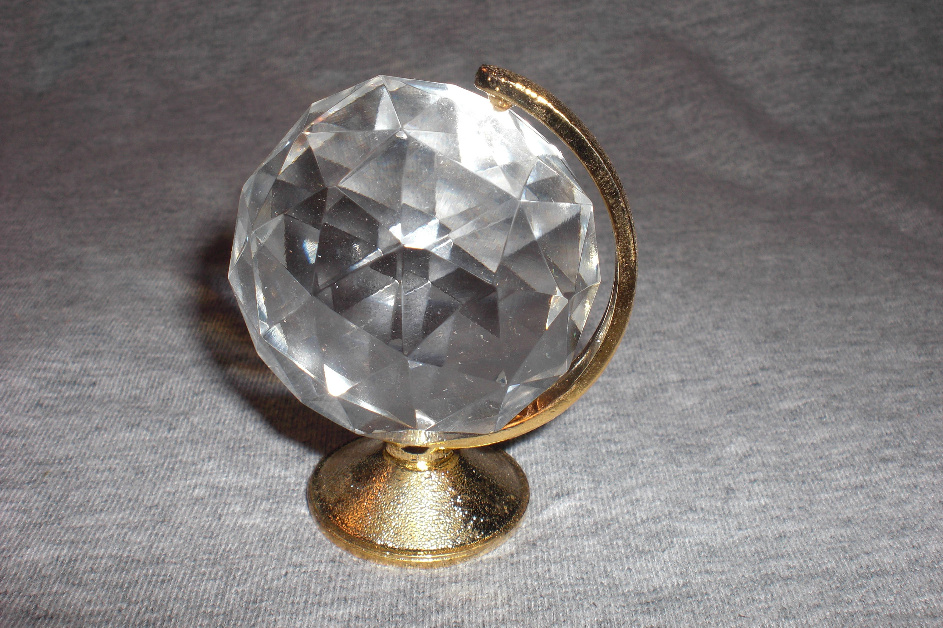 Globe Large Miniature Collectible Crystal Figurine - Etsy