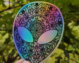 Psychedelic stickers | Etsy