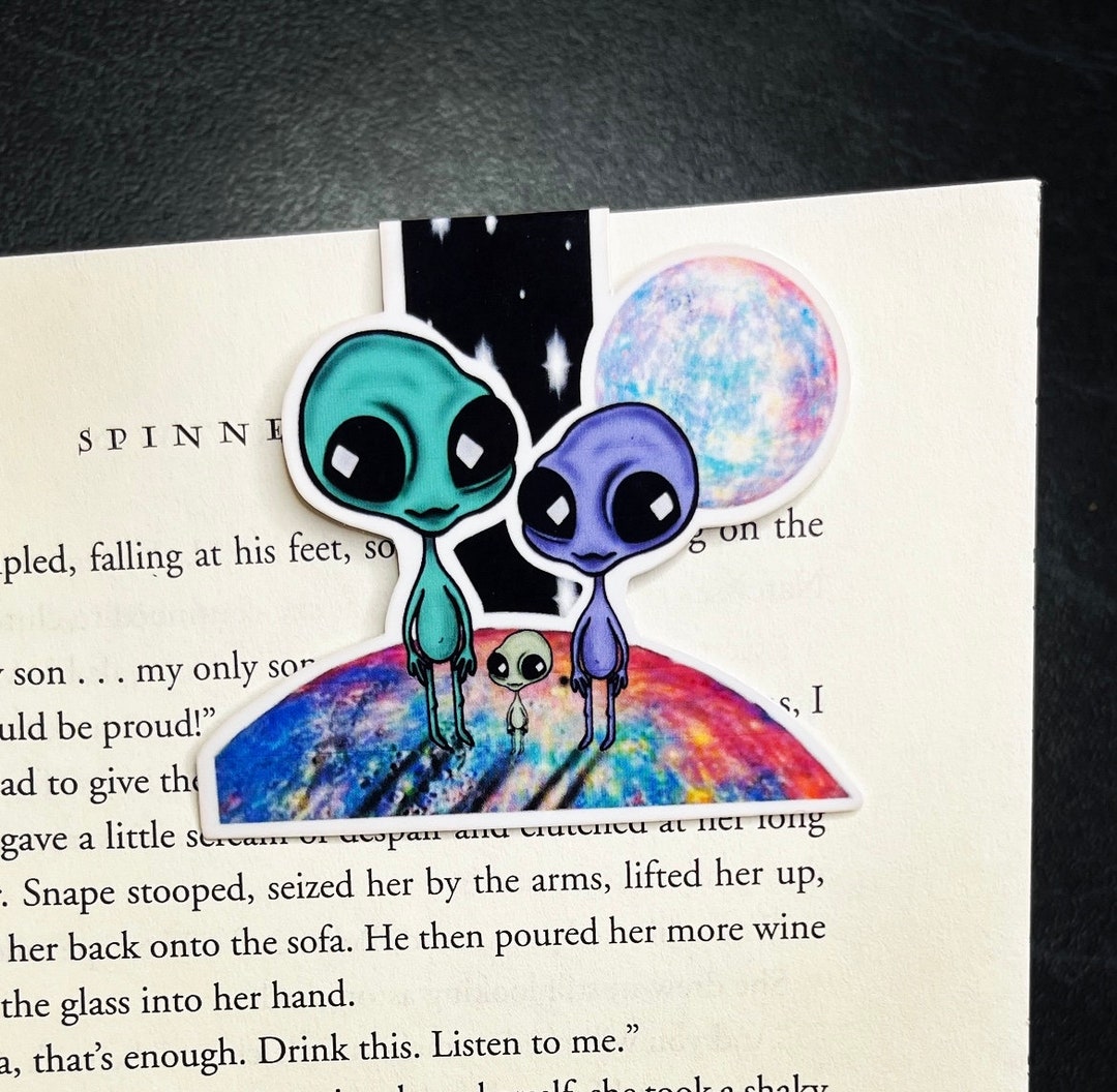 Alien Family Magnetic Bookmark. Book Lover. Teachers Gift. - Etsy