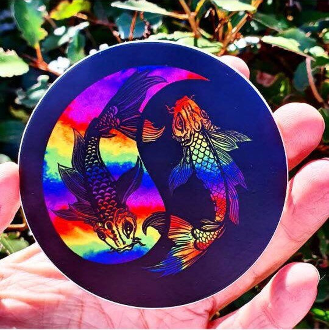 Psychedelic Koi Fish