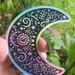 Beautiful Moon Holographic Sticker. Moon Sticker. Witch Sticker. Laptop ...