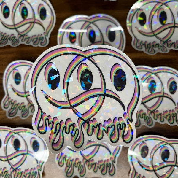 Large Smiley Face Stickers - Etsy
