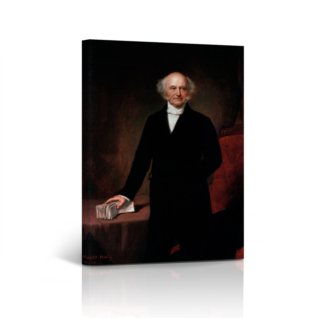 8th President of the United States of America Portrait of Martin Van ...