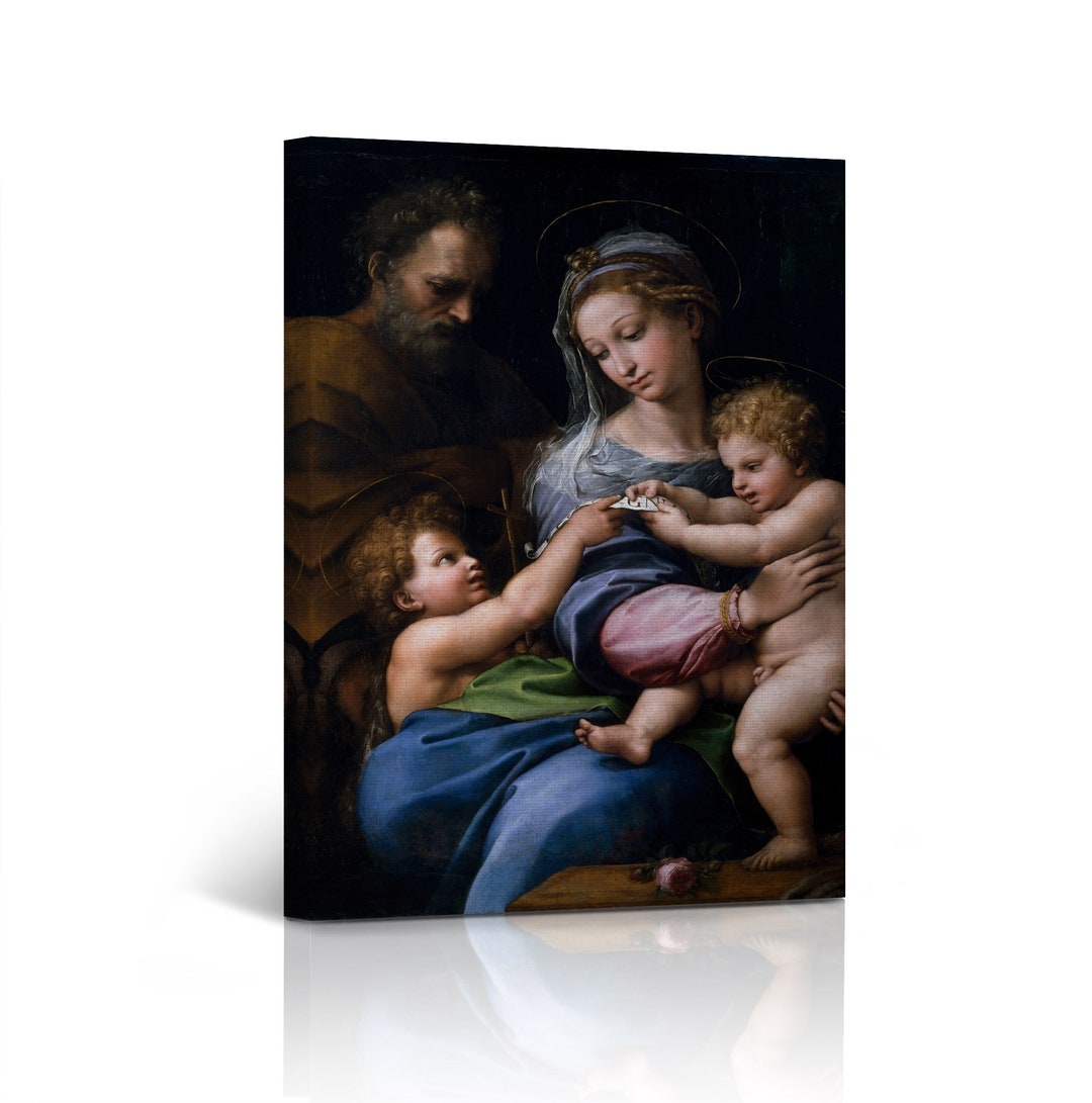 The Holy Family With a Lamb by Raphael Art Famous Reproduction - Etsy