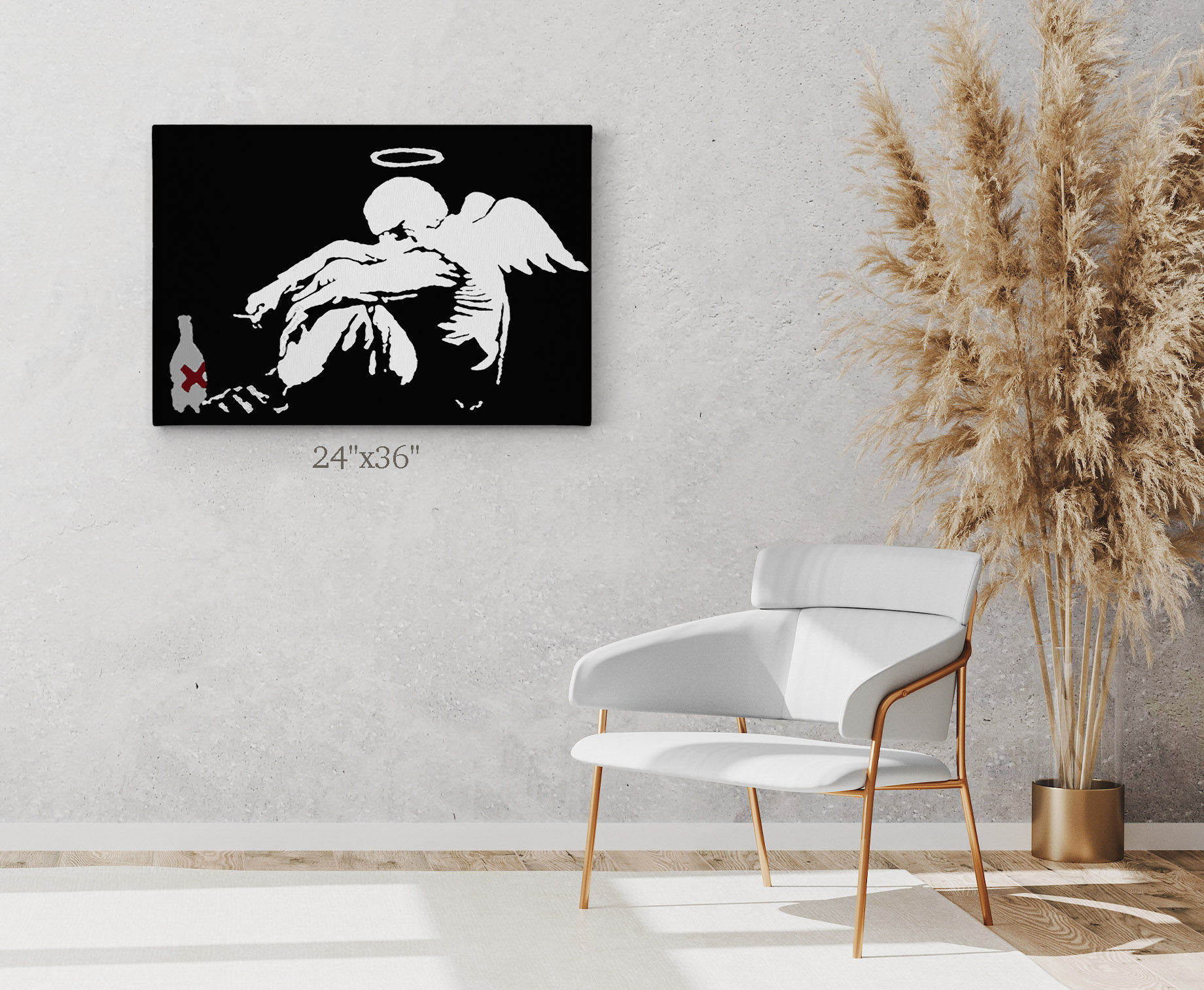 Banksy Fallen Angel Wallpaper