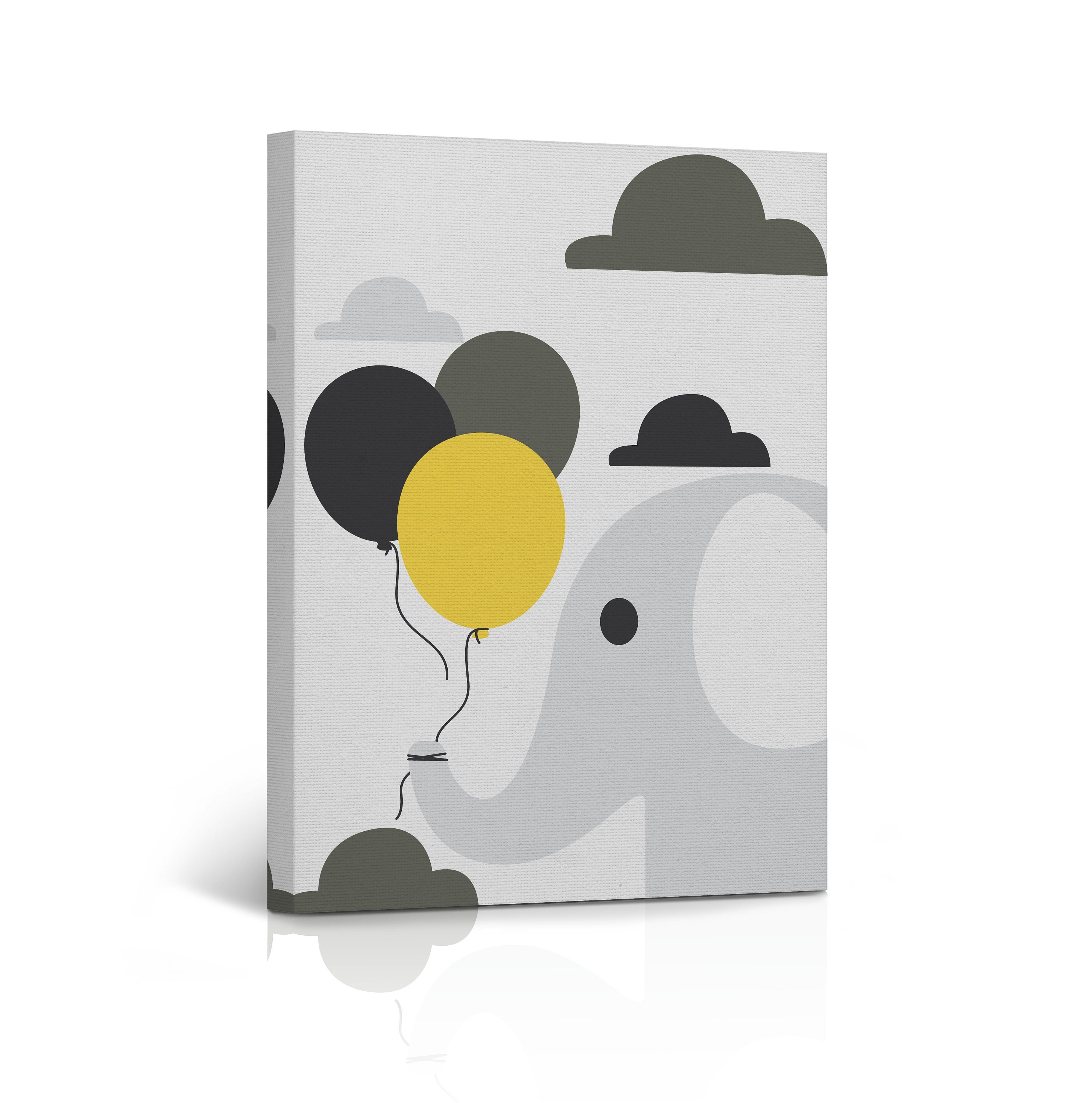 Elephant Chick Motivational Wall Art Nursery Decor 3 Panel | Etsy