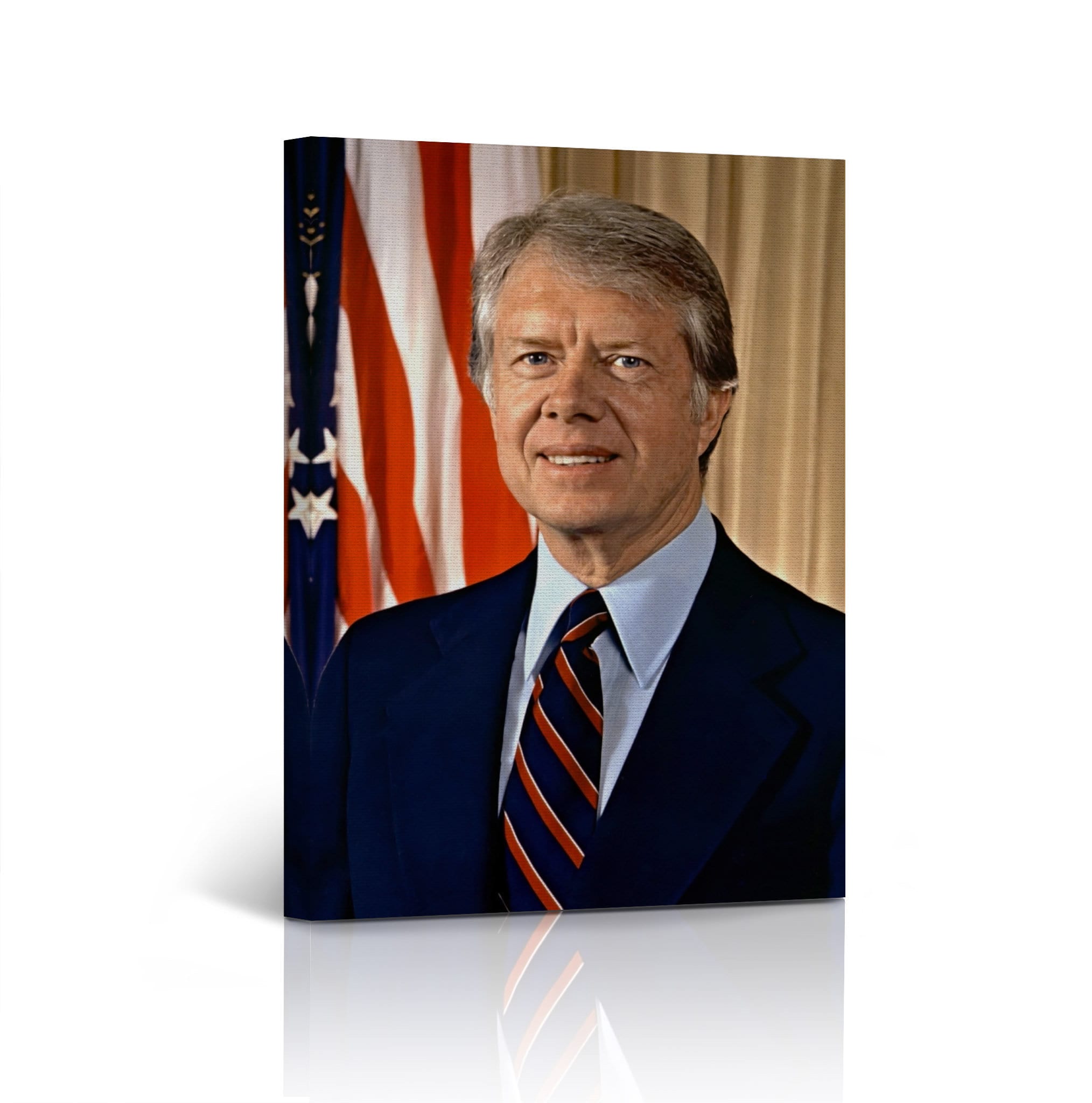 39th President of the United States of America Portrait of James Carter ...