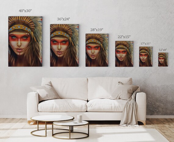 Native American Painted Sofa