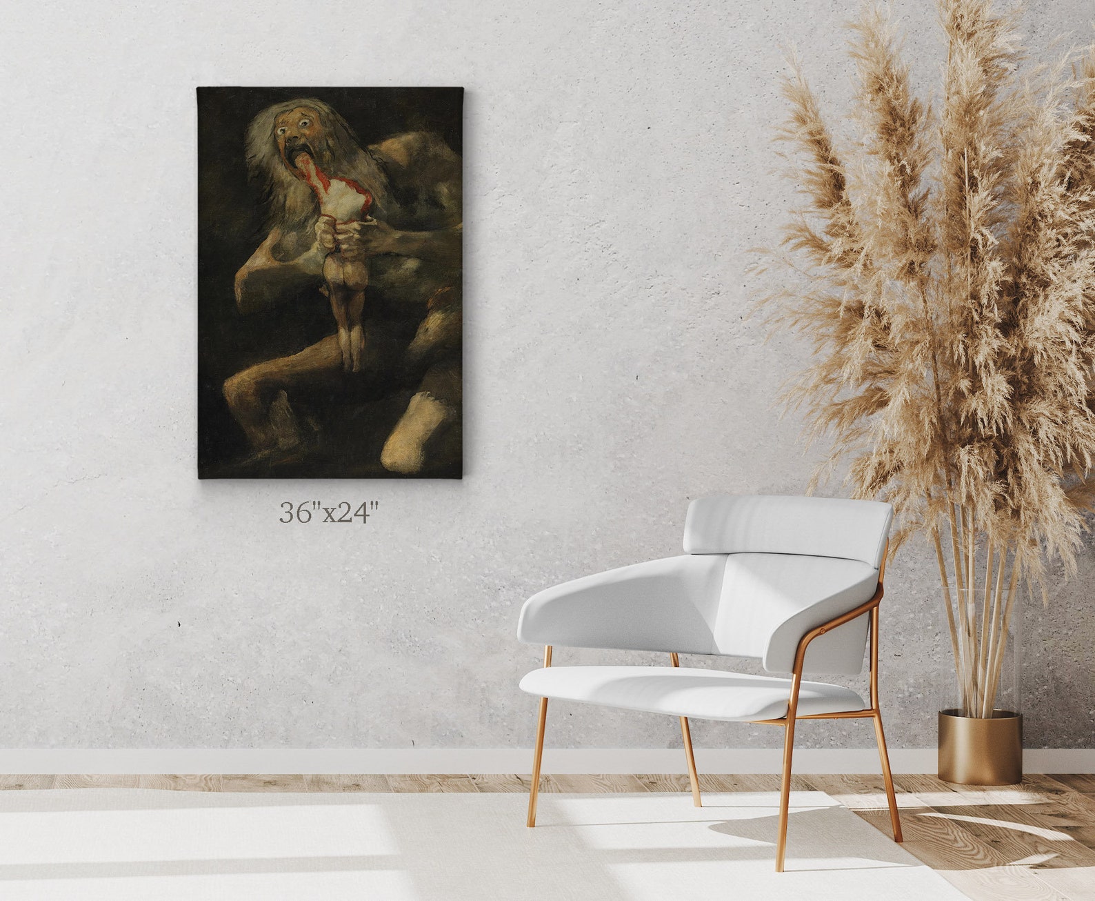 Saturn Devouring His Son 1823 by Francisco De Goya Romanticism - Etsy